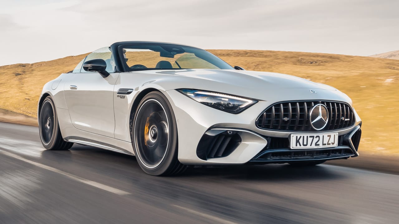 Mercedes-AMG SL63 review: is the 577bhp V8 drop-top 2023’s most confusing car? Reviews 2025 ...